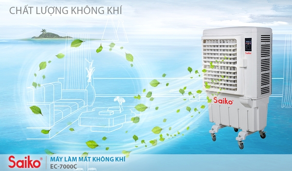 QUẠT ĐIỀU HÒA SAIKO EC-7000C Điện gia dụng Tuấn Hương