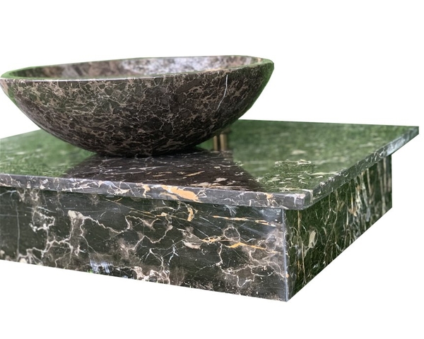 NATURAL STONE LAVABO TABLE - ITALY BROWN MARBLE LT03 VIETNAM STONE ...