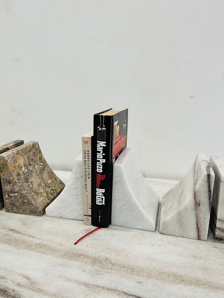 REAL MARBLE - BOOKEND - BE006 - PURE WHITE VIETNAM STONE IMPORT EXPORT ...
