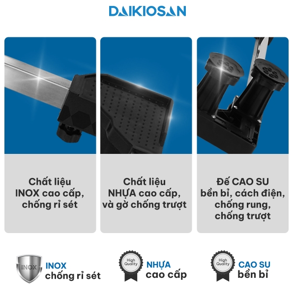 Chân kê máy giặt, tủ lạnh Daikiosan DVCK-00003 | Gia dụng Hàn Quốc