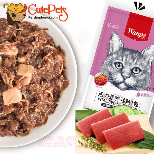 Pate Mèo Wanpy 80g Cutepets - Pet shop & Grooming Spa Thú cưng Hà Nội