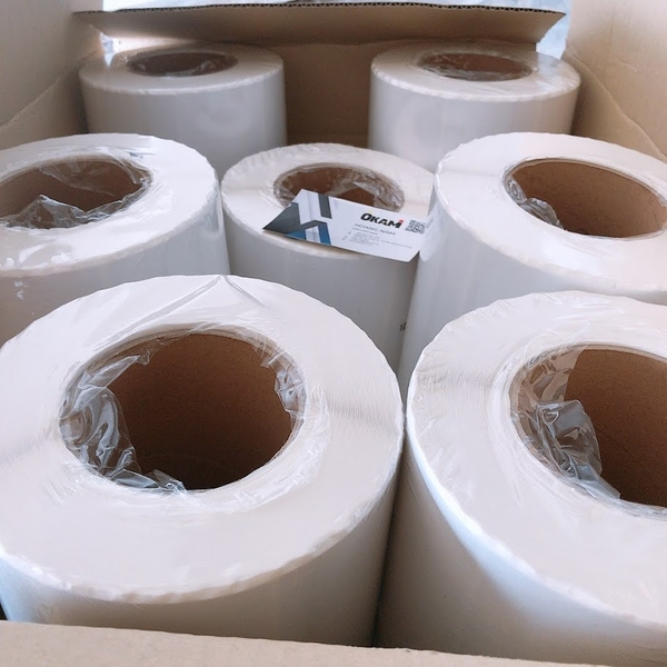 Decal PVC 60mm x 40mm dài 150m