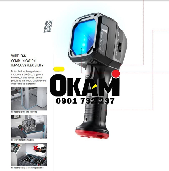 SR-G100 DPM, máy quét đọc mã vạch Keyence tốt nhất