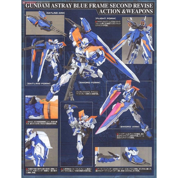 Gundam Astray Blue Frame Second Revise (MG)