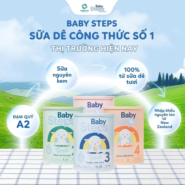 Sữa Baby Steps 1,2,3 | Shop Lương