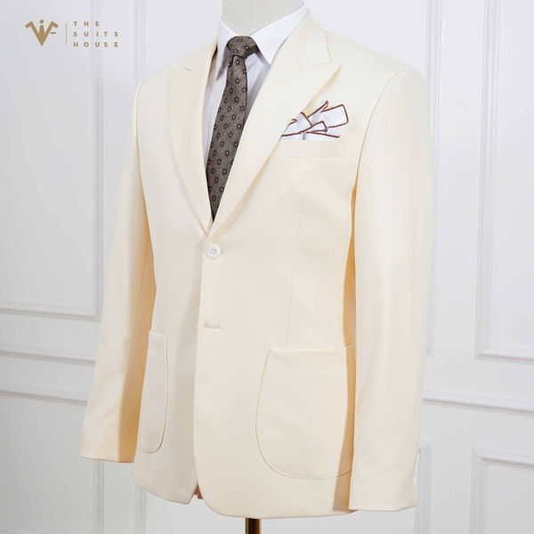 ÁO SUIT KEM 2 KHUY TÚI ĐĂP VE XẾCH, The Suits House