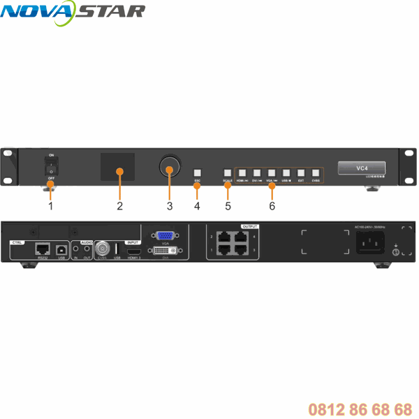 Bộ xử lý hình ảnh Novastar VC4 GKGD Việt Nam