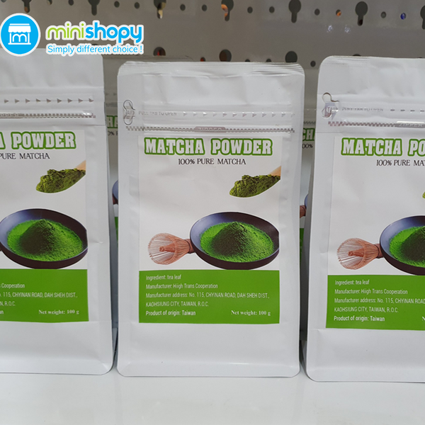 Bột Matcha - Taiwan 100g - minishopy.vn