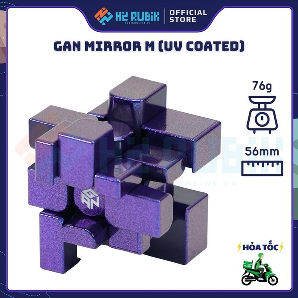 GAN Mirror UV Rubik Gương siêu xịn có nam châm sẵn H2 Rubik Shop