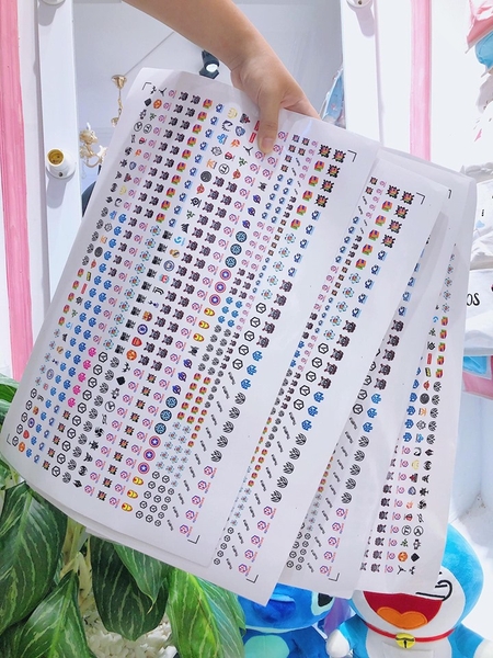 Logo dán rubik các loại trong suốt H2 Rubik Shop