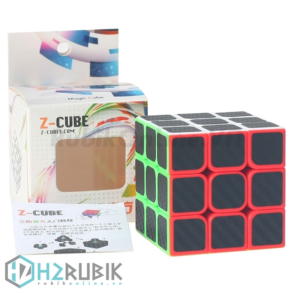 Z-Cube 3x3 Carbon Sticker Rubik 3x3 Carbon | H2 Rubik - RubikOnline.VN ...