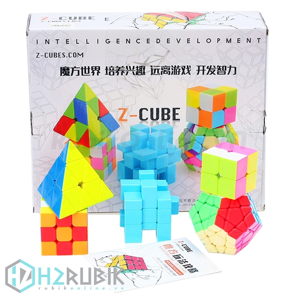 Combo Rubik 5 chiếc Z-Cube Five Cubes Set | H2 Rubik - RubikOnline.VN ...