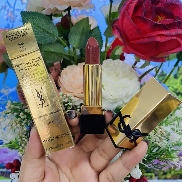 SON YSL ROUGE PUR COUTURE #NM NU MUSE MÀU CAM ĐẤT | Hàng Xách Tay Giá ...