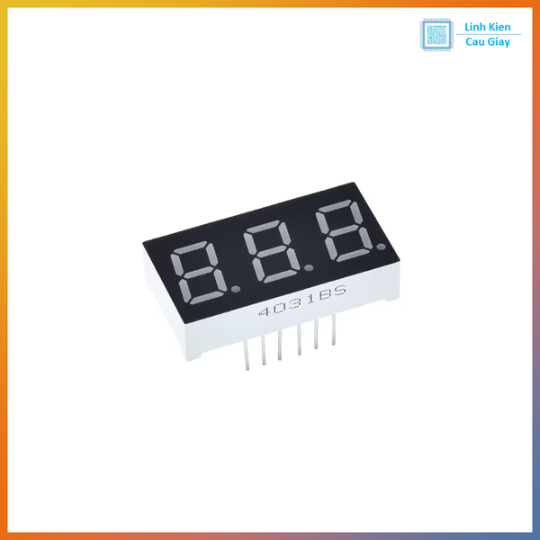 LED 7 Thanh 0.36inch Anot Chung - Sáng Đỏ Linh kiện Cầu Giấy