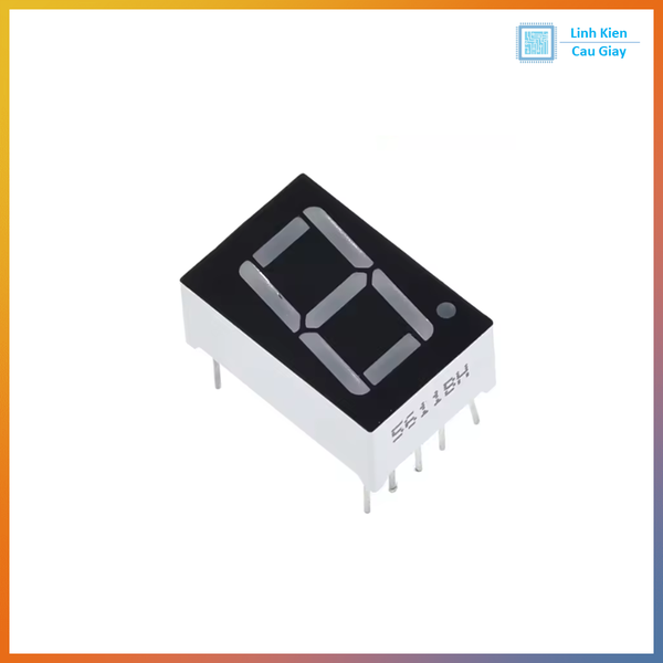LED 7 Thanh 0.56inch Anot Chung - Sáng Đỏ Linh kiện Cầu Giấy