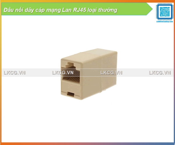 Đầu nối dây cáp mạng Lan RJ45 loại thường Linh kiện Cầu Giấy