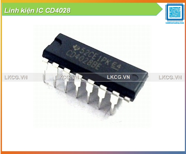 Linh kiện IC CD4028 Linh kiện Cầu Giấy