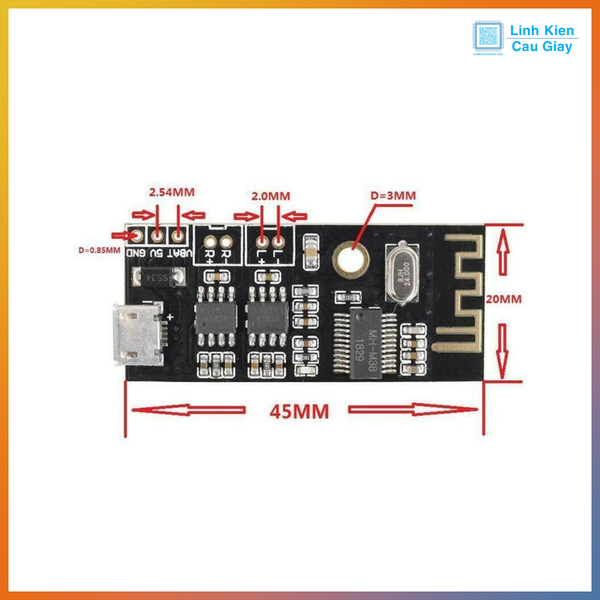 Module Bluetooth âm thanh MH-M38 Linh kiện Cầu Giấy