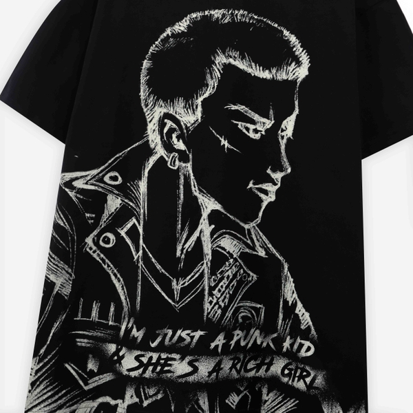 PUNK KID TEE - BLACK