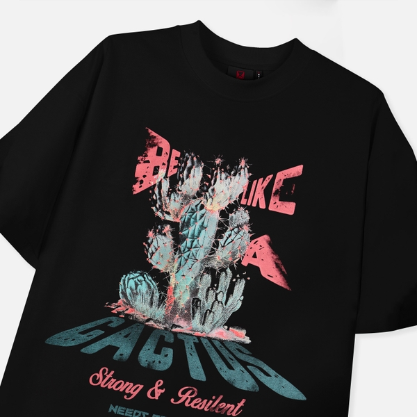 CACTUS TEE - BLACK
