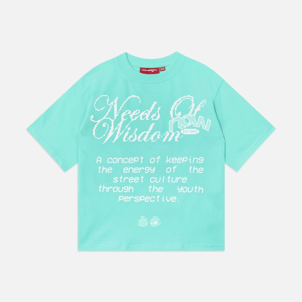 SCRIPT TEE - TIFFANY