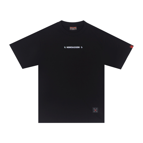 'MARCUS' SPLIT LOGO TEE