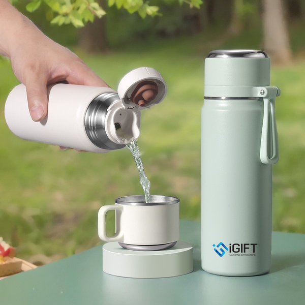 Bình giữ nhiệt 2024 có kèm ly uống nước 550ml – IGIFT