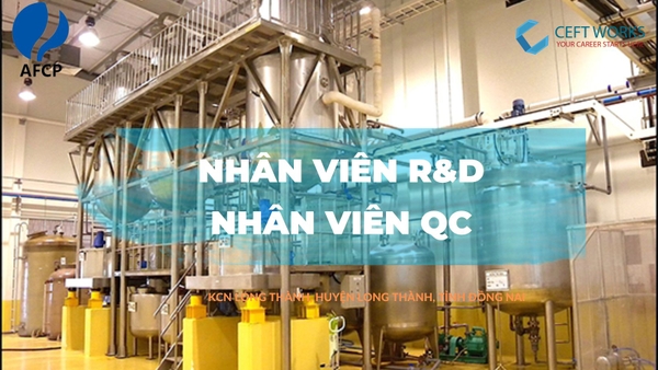 AUREOLE FINE CHEMICAL PRODUCTS (AFCP) tuyển R&D và QC - CEFTworks
