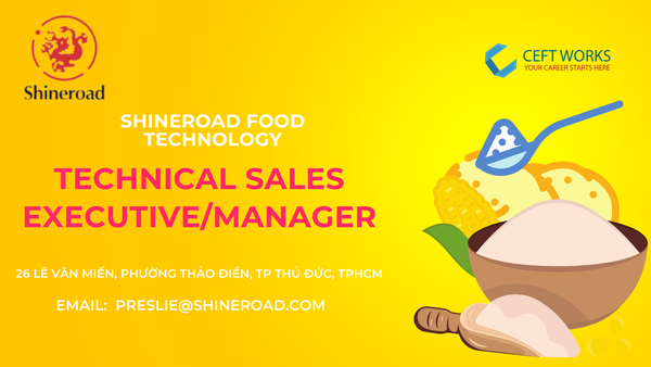 Technical Sale Executive/Manager (TP. Thủ Đức) - CEFTworks
