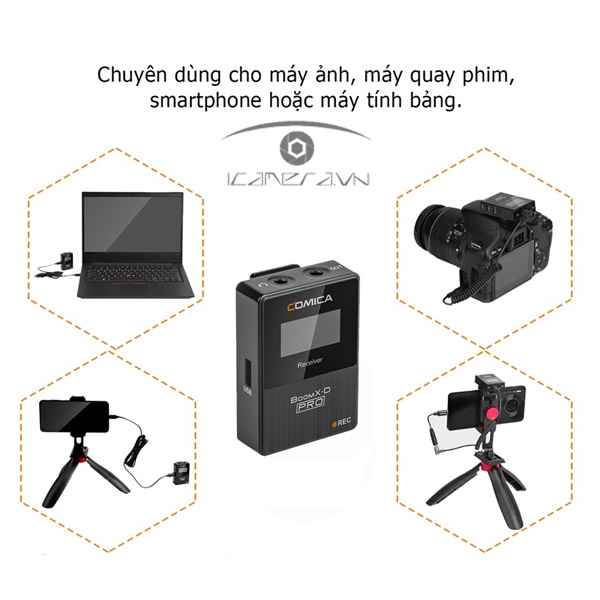 Micro Không Dây 2.4G Comica BoomX-D Pro D1 / Pro D2