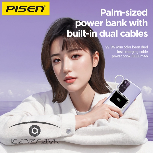 Sạc dự phòng PISEN QUICK POWERLink Sunny 22.5W TP-D096(GLB)