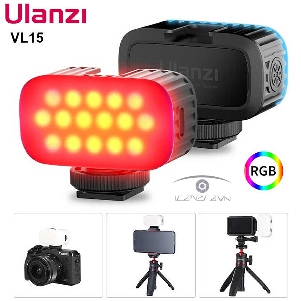 Đèn Ulanzi VL15 RGB MINI VIDEO LIGHT (FUDWA)
