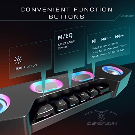 Fifine A16 - Loa Gamming tích hợp đèn đổi màu RGB- Loa âm thanh chuyên