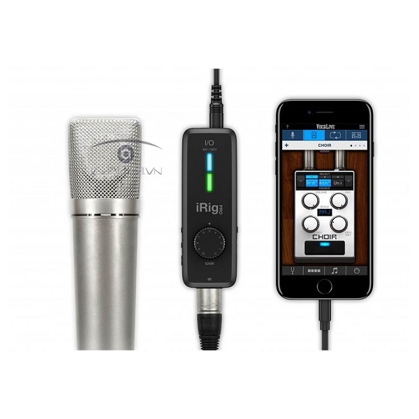 IK Multimedia iRig Pro I/O-Phụ kiện âm thanh hỗ trợ quay phim chụp anh