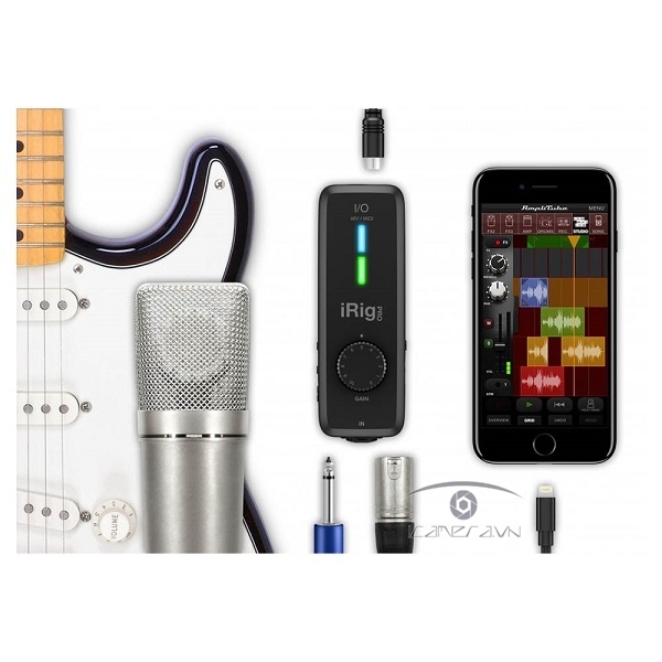 IK Multimedia iRig Pro I/O-Phụ kiện âm thanh hỗ trợ quay phim chụp anh