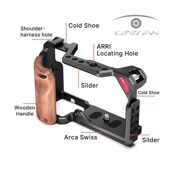 UURIG Camera Cage for Sony C-A6400 - 2237 hỗ trợ quay phim