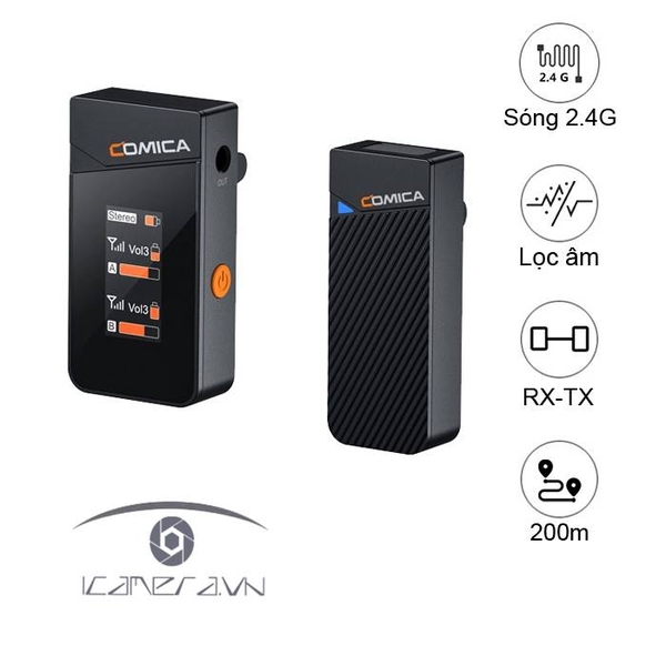 Mic thu âm không dây Comica Vimo C1