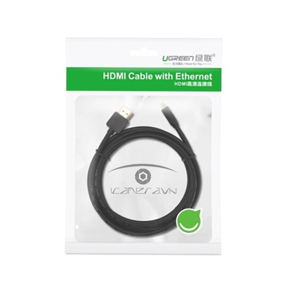 Cáp Micro HDMI 1,5M Chuẩn D to HDMI chuẩn A Chính hãng Ugreen 30102