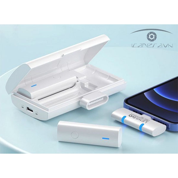 Mic thu âm Lensgo LWM-518C cổng Lightning - Hỗ trợ quay phim