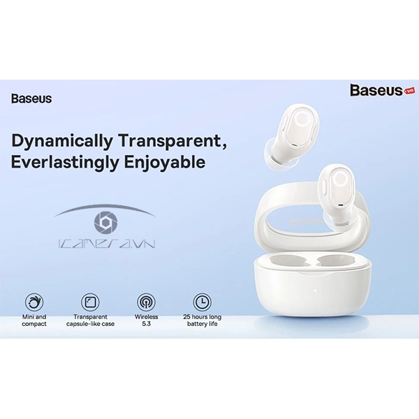 Tai nghe không dây BASEUS WM02 bluetooth 5.3 TWS chống ồn