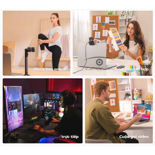 OBSBOT Tiny 2 Lite - 4K Webcam - Hỗ trợ quay phim, livestream