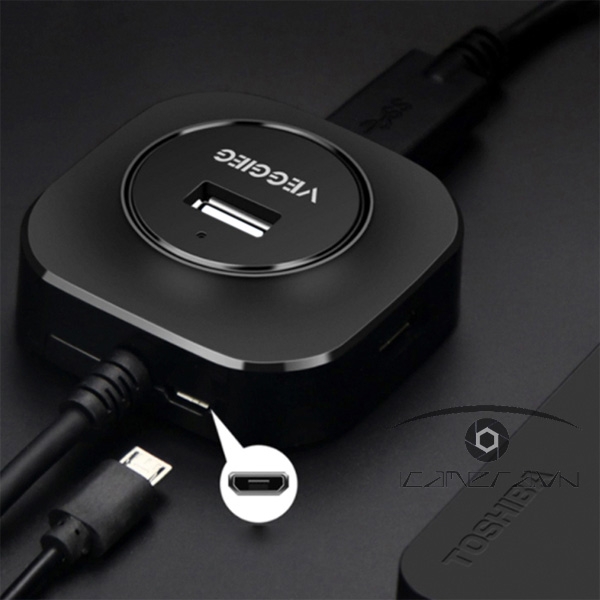 Bộ Chia/ Hub USB 2.0 ra 4 Cổng USB 2.0 VegGieg V-U2406