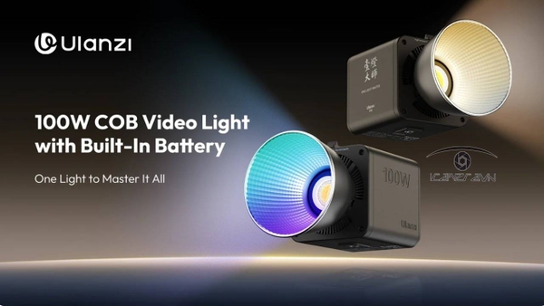 Ulanzi ML100 RGB 100W COB Video Light - Hỗ trợ ánh sáng cho studio