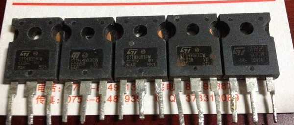 STTH3003CW 300V / 30A Diode chỉnh lưu tần số cao cho máy hàn, nguồn DC ...