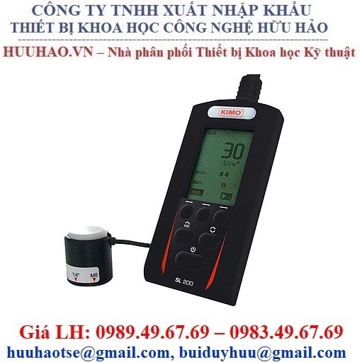 MÁY ĐO BỨC XẠ NHIỆT KIMO SL200 - huuhao.vn