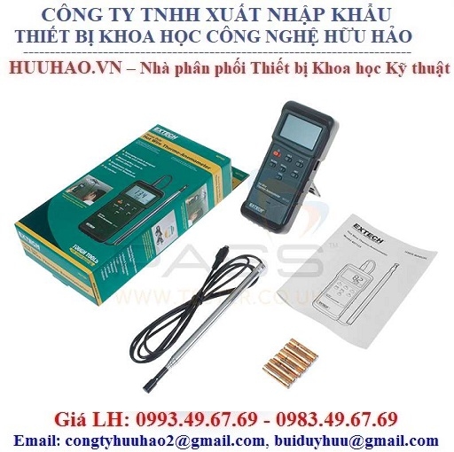 Máy đo tốc độ gió, nhiệt độ gió Extech 407123 - huuhao.vn