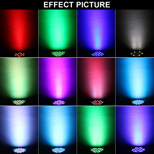 Đèn Par Led 54x3W full color giá cực rẻ - Bóng led R-G-B siêu sáng Ánh ...