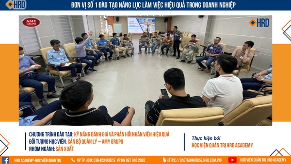 AMY GRUPO | KỸ NĂNG ĐÁNH GIÁ VÀ PHẢN HỒI NHÂN VIÊN HIỆU QUẢ