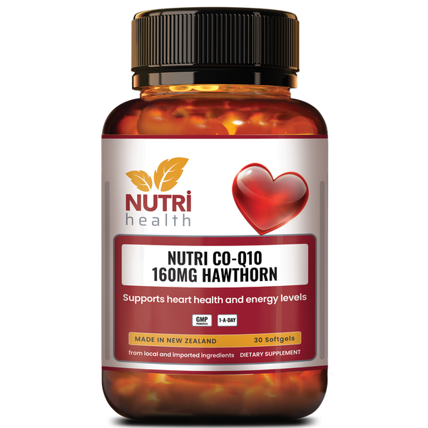 NUTRI CO-Q10 160MG HAWTHORN | Công ty Dược Mỹ Phẩm Sức Khỏe Vàng