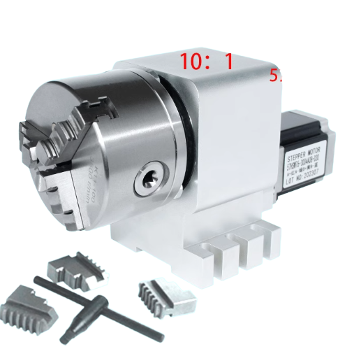 Trục Quay CNC 100mm (Trục A – Mâm 3 Chấu / 4 Chấu) - ONLINE STORE